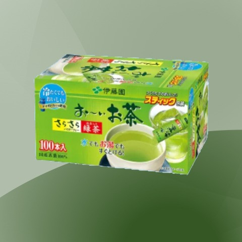Itoen Oi Ocha Smooth Green Tea Stick with Matcha, 100 pieces | Oishii ...