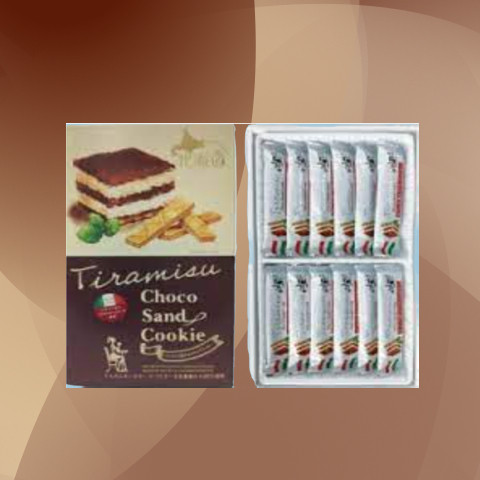 Tiramisu Choco Sand Cookie | Oishii Japan Snacks