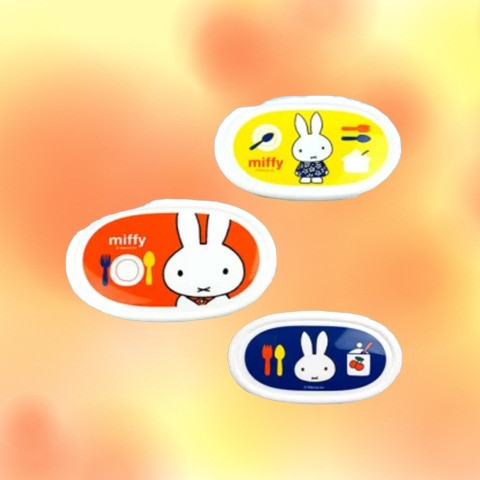 Miffy lunch box 3 pieces set | Oishii Japan Snacks