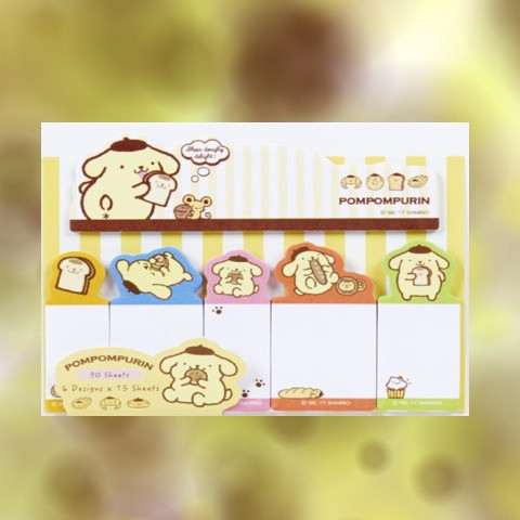 Pompomurin sticky notes | Oishii Japan Snacks