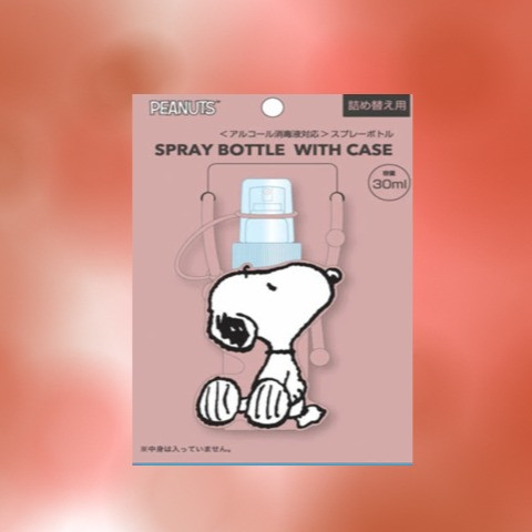 Snoopy spray bottle | Oishii Japan Snacks