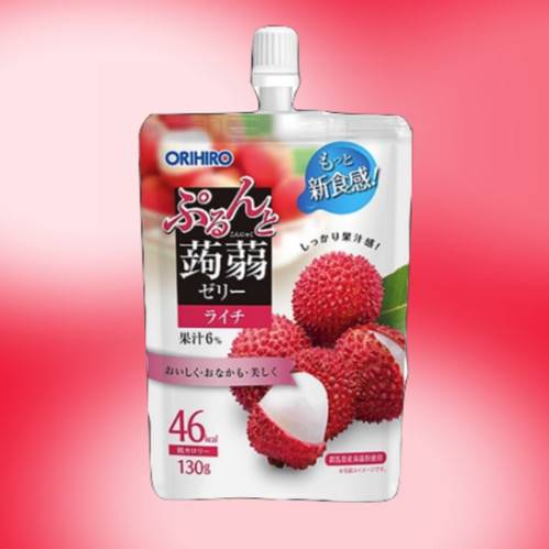 ORIHIRO JELLY PACKET LYCHEE | Oishii Japan Snacks