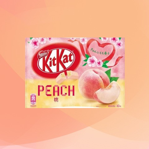 Kit kat peach | Oishii Japan Snacks