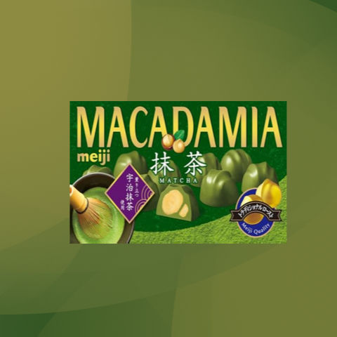 Meiji Macadamia Matcha | Oishii Japan Snacks