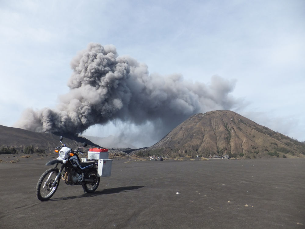 Riding through the crater of a volcano / The Aussie Bike or Hike “Guest ...