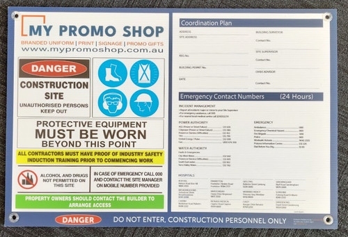 Corflute OHS Sign | My Promo Shop