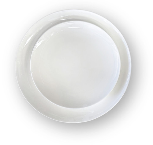 Iris White Coupe Plate Collection | Herriott's Rentals