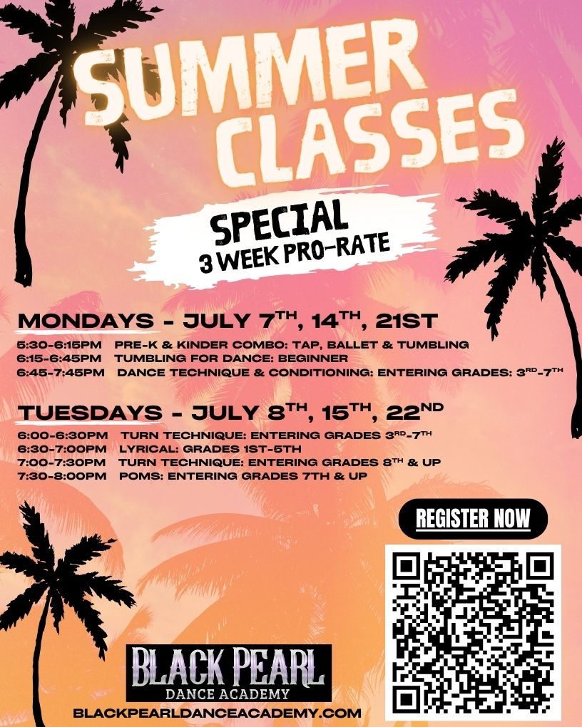 SUMMER CLASSES | Black Pearl Dance Ac