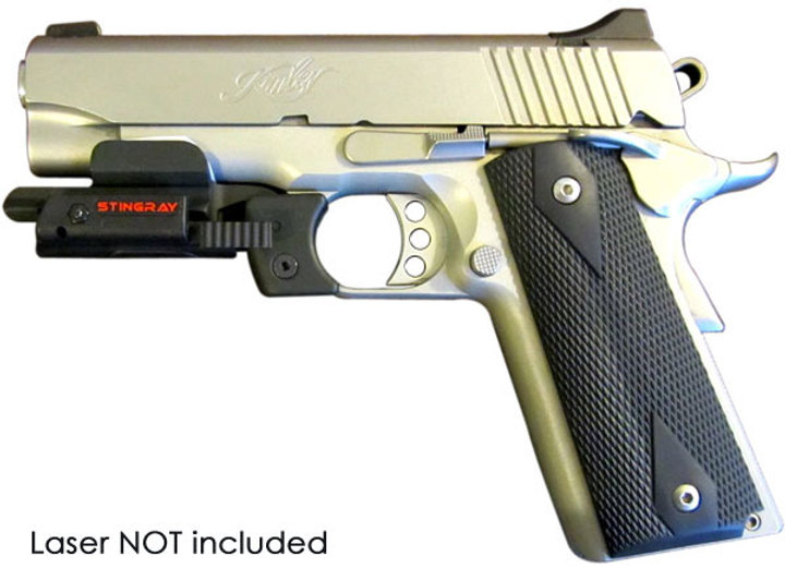 Adapter for 1911 Pistols without Rails - Adds a Picatinny/Weaver Rail ...