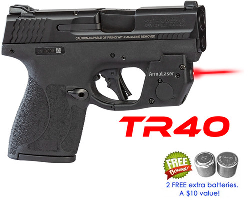 TR40S /TR40 Red Laser Sight for Smith-Wesson® Shield PLUS (not Gen 1 ...