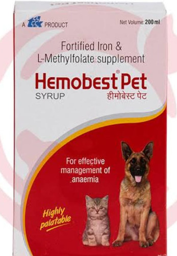 HEMOBEST PET SYRUP 200ML | Vetpet Sikkim