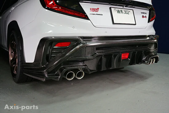 Dry Carbon Fiber Rear Bumper Covers, 2022+ VB WRX | Andro Motorsports