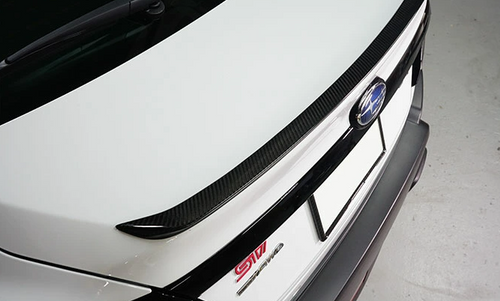 Drycarbon Bootlid Lip Spoiler, 2022+ VB WRX | Andro Motorsports