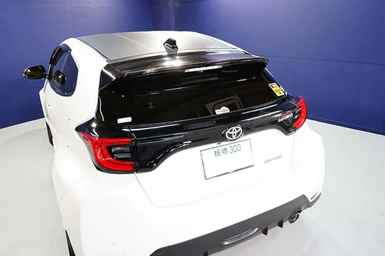 Drycarbon Rear Spoiler Extension, 2020+ GR Yaris | Andro Motorsports