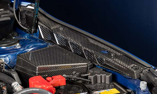 Drycarbon Engine Side Cover, 2022+ VB WRX | Andro Motorsports