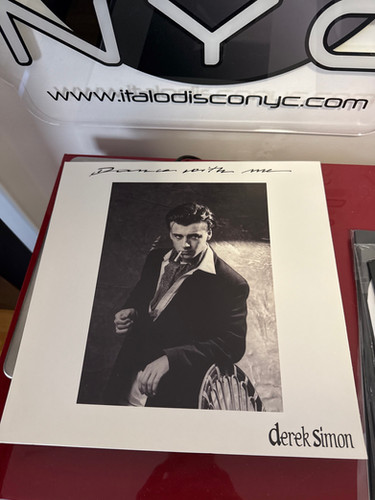 Derek Simon - Dance With Me - 12” aqua blue | italodisconyc