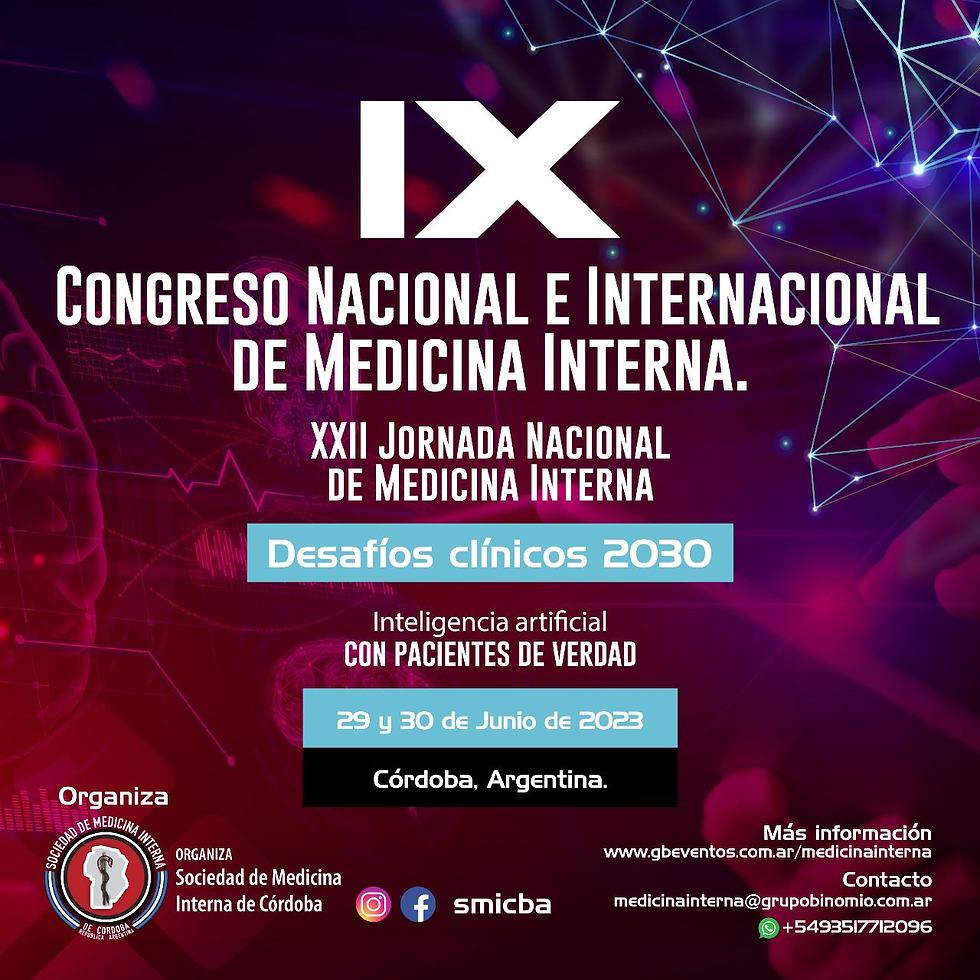 IX Congreso Nacional e Internacional De Medicina Interna