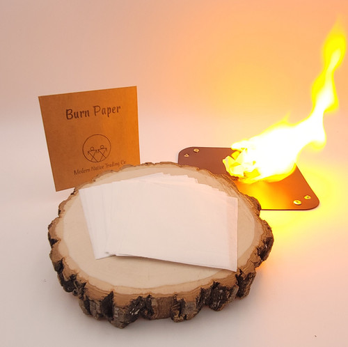 White Burn Paper | Modern Native Tradin