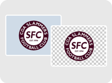 How to upload your teams logo without a background