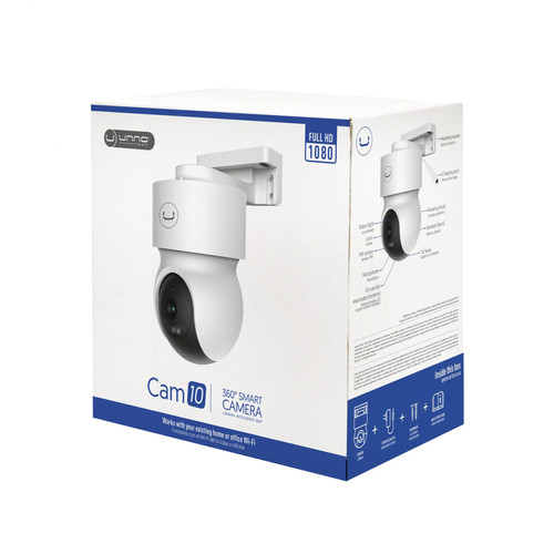 UNNO SMART WIFI OUTDOOR 360° CAMERA CAM10 CM1410WT | Cheungs