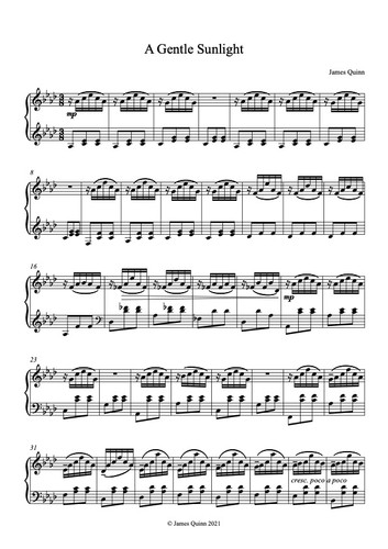 A Gentle Sunlight - James Quinn | Curly