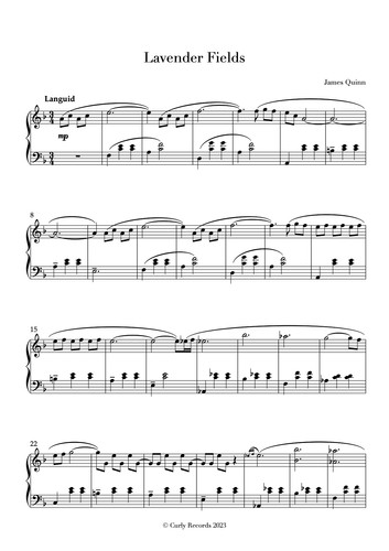 Lavender Fields - James Quinn | Curly