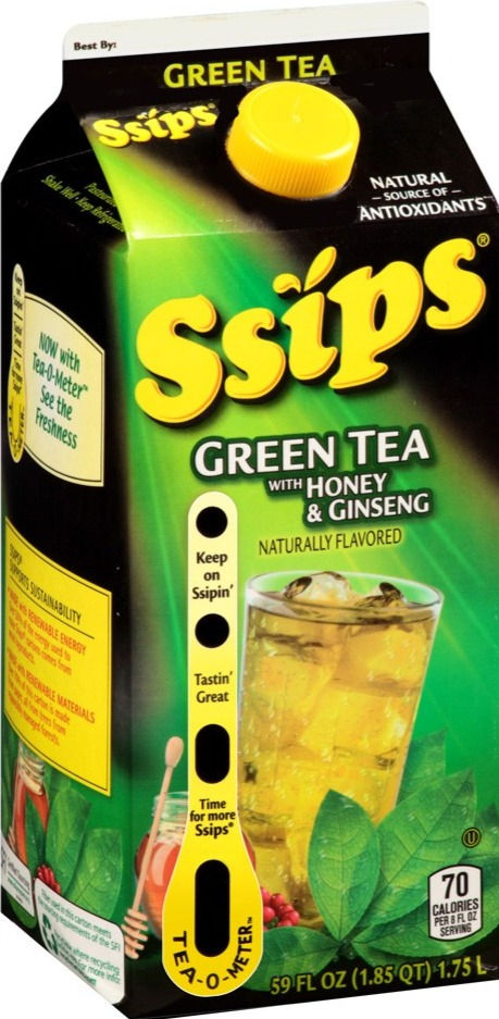 JohannaFoodsCo Ssips Naturally Flavored Green Tea With Honey And ...