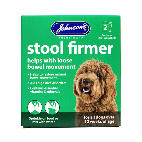 Johnson's Stool Firmer For Dogs (2 x 10g sachets) | Robinson's Pet Store