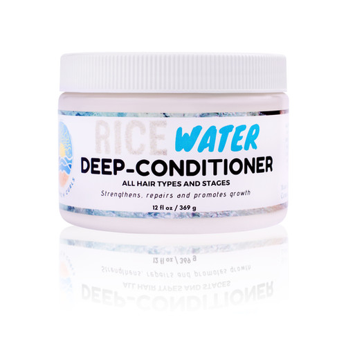 Rice Water Deep Conditioner, 12oz | Sea, Sand 'n' Curls