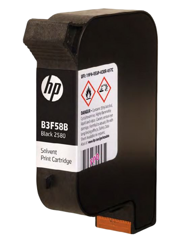 Buy HP 2580 B3F58B Black Solvent Ink Cartridge | BrightOfficeProducts
