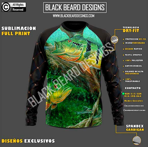 Tucunare Black | Black Beard Design