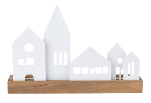 Porcelain Light Object Village by Rader Designs | Sand Cornwall