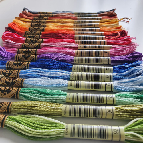 DMC variegated embroidery thread | be-alice