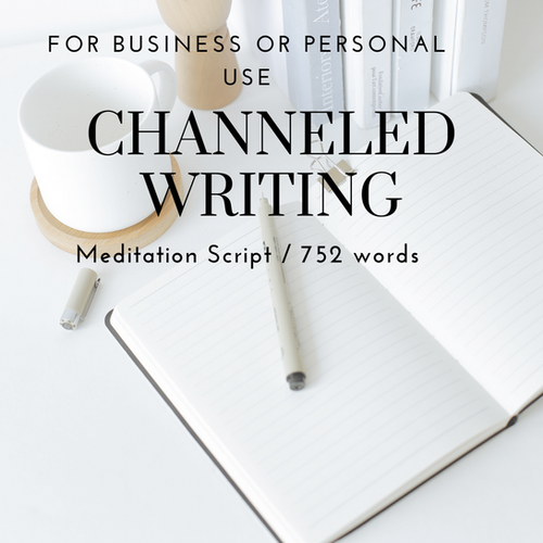Channeled Writing Meditation Script | HAYLEY ZAMMIT