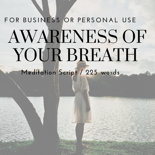 Awareness Of The Breath Meditation Script | HAYLEY ZAMMIT