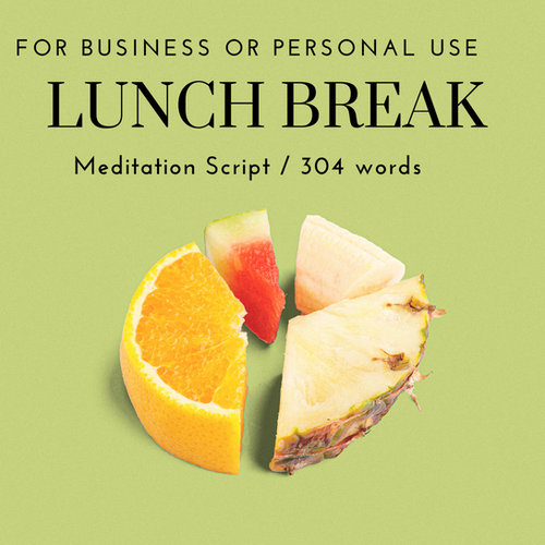 Lunch Break Meditation Script | HAYLEY ZAMMIT