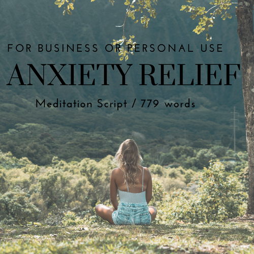 Anxiety Relief Meditation Script | HAYLEY ZAMMIT