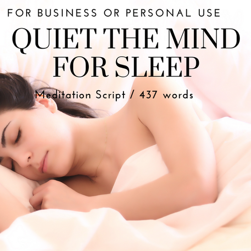 Quiet The Mind For Sleep Meditation Script | HAYLEY ZAMMIT