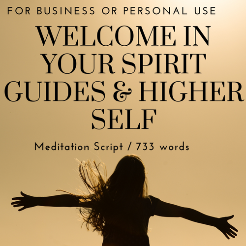 Welcome In Your Spirit Guides & Higher Self Meditation Script | HAYLEY ...