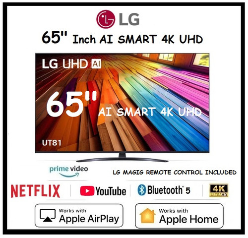 LG 65 inch Smart Tv AI Ultra HD 4K "65UT81006LA" | C ANTONIOU IDEAL ...