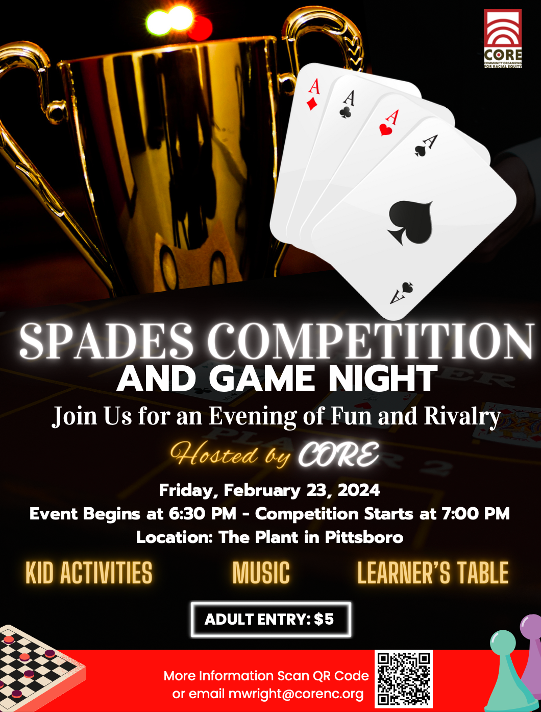 Spades Competition Night with CORE | The Plant