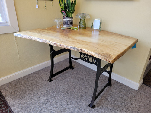 Live Edge Maple Desk | Rusticforest