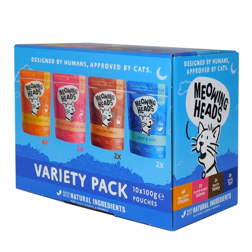 Meowing Heads Wet Food Variety Pack | Thoughtful Pets