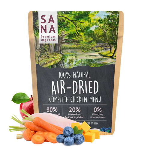SANA DOG Air-Dried Complete Chicken Menu 1kg | Thoughtful Pets