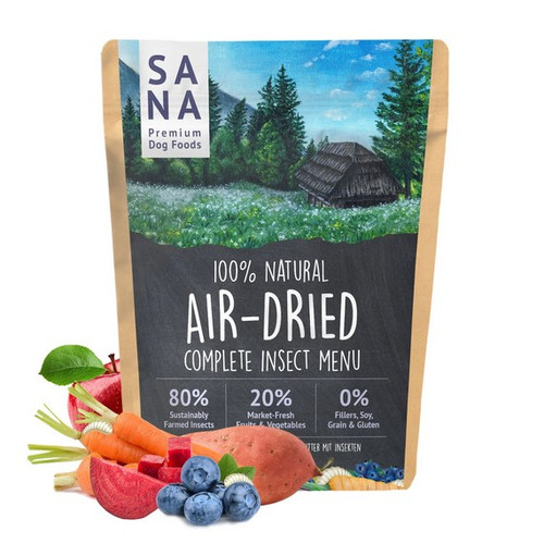 SANA DOG Air-Dried Complete Insect Menu | Thoughtful Pets