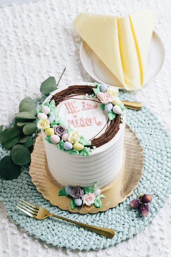 6" Vanilla Easter Cake | sugar & slice