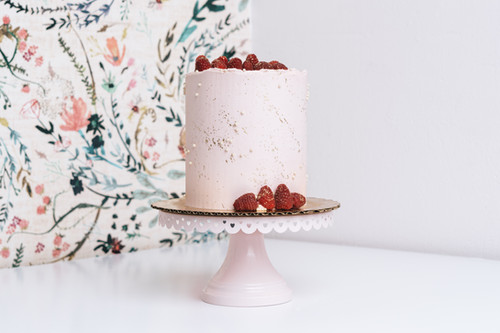Raspberry Wedding Cake | sugar & slice