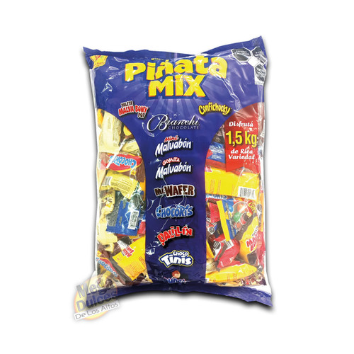 PIÑATA MIX CHOC 1.5KG / 134aprox DE LA ROSA | MegaDulces
