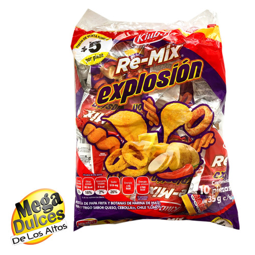 KIUBO RE-MIX 35 GR. EXPLOSION | MegaDulces