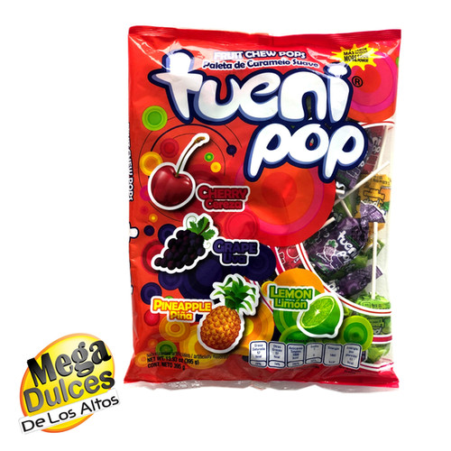 PALETA TUENI POP CANELS | MegaDulces